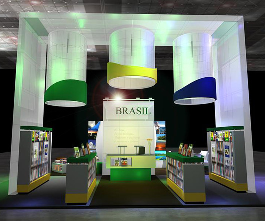 ARQUIMASTER :: OBRAS Y PROYECTOS: STAND BRASIL (32º FERIA DEL LIBRO ...